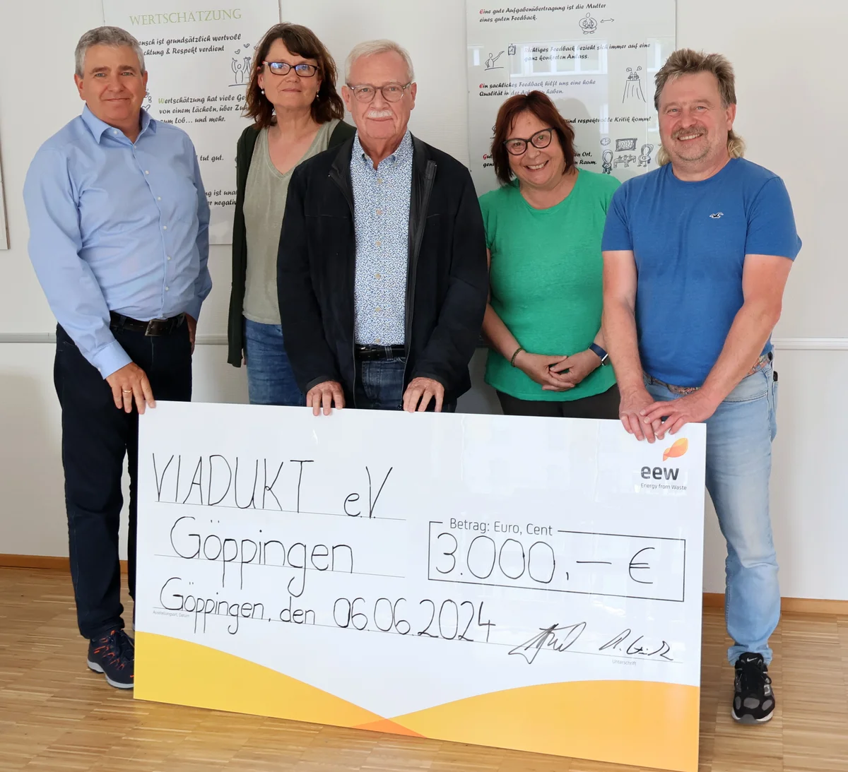 Rest-Cent-Initiative: EEW-Hilfsfond unterstützt Förderverein VIADUKT e ...